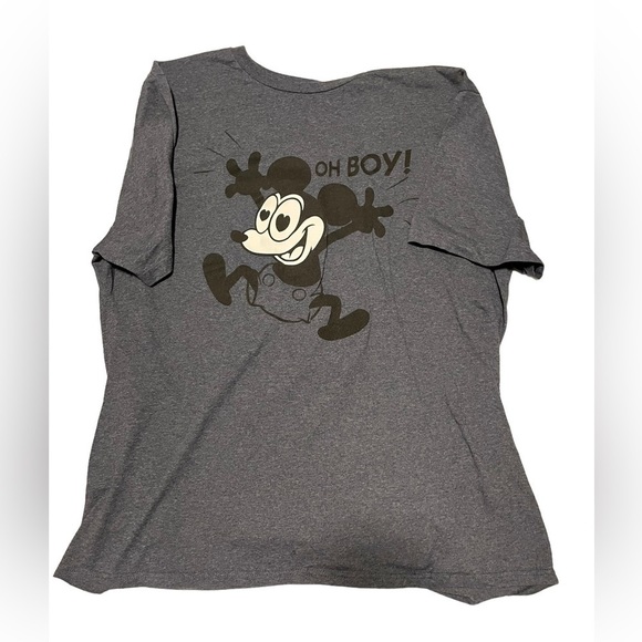 Disney | Shirts | Mickey Mouse T Shirt Xxl Gray Vintage Mickey Graphic ...
